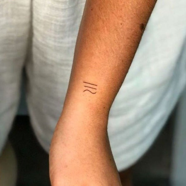 Simbolo della congruenza | Tatuaggio temporaneo | Inkster